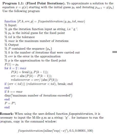 solved let g x x 2 and consider fixed point iteration