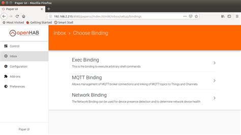openhab 2 with matrix creator and raspi 3 a openhab 2 mqtt binding