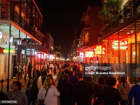 Nightlife In The French Quarter Of New Orleans Louisiana Photos And