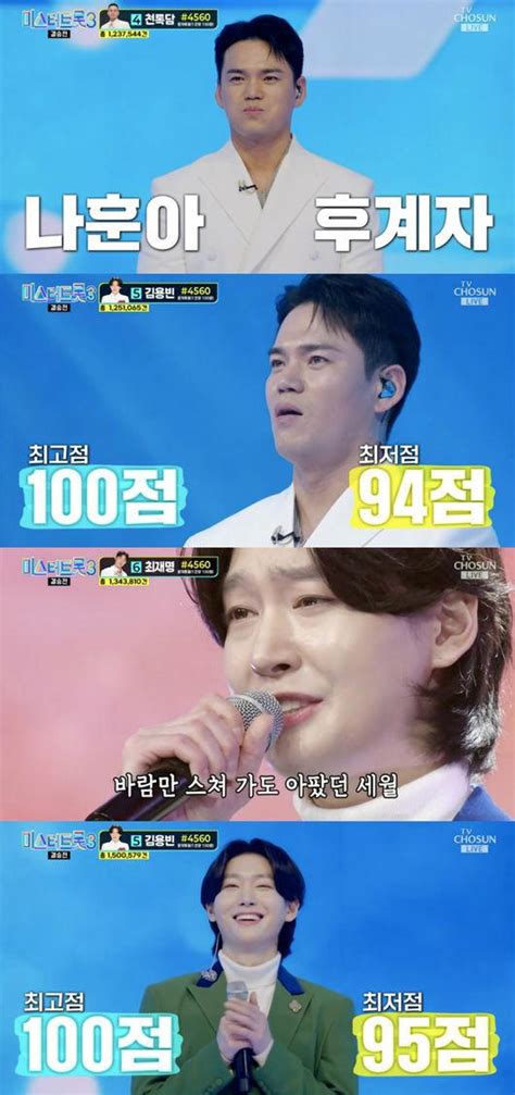 김용빈 제3대 ‘진 최종 우승 노래하면서 1등 처음” 감격의 눈물 ‘미스터트롯3 종합