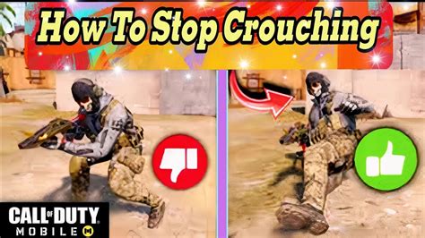 HOW TO STOP CROUCHING IN COD MOBILE YouTube