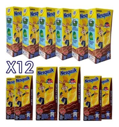 Nesquik Ready To Drink 200ml Chocolate Milk Box X12