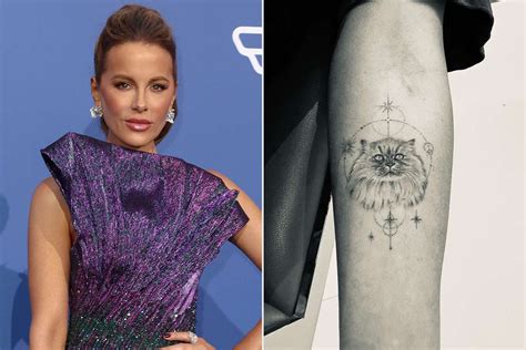 Kate Beckinsale Reveals New Tattoo Of Late Cat Clive ‘this Has Really