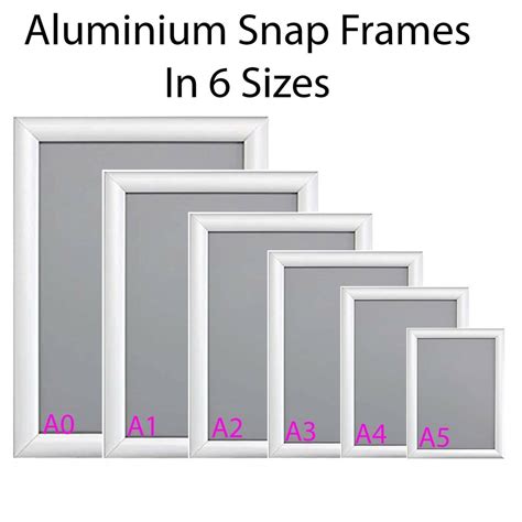 A0 Size Poster Frames Snap Frame 25mm A5 A4 A3 A2 A1 And A0 Snap