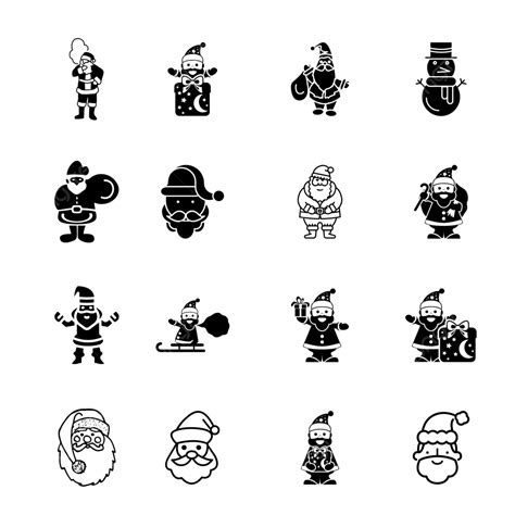 Merry Christmas Santa Claus Vector Santa Claus Santa Vector