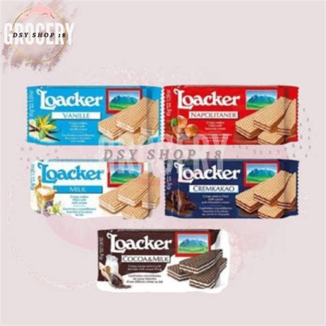 Loacker Classic Waffer 45g Assorted Shopee Malaysia