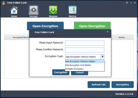 Free Folder Lock — легко скрываем папки и файлы от посторонних глаз