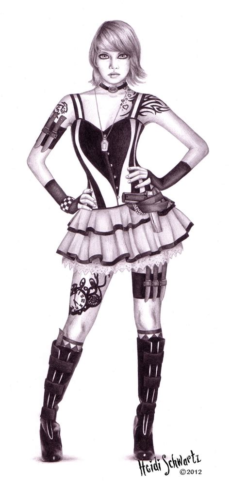 Heidi Schwartz Alice In Wonderland Character Concept Art