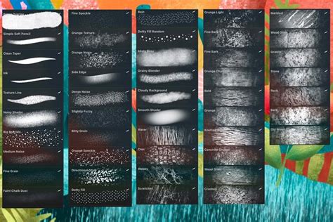 Texture And Grain Procreate Brushes Design Cuts