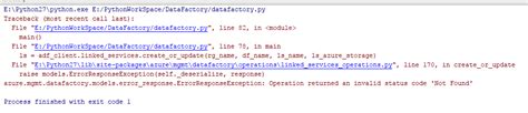Cant Create Azure Linked Service With Python Stack Overflow