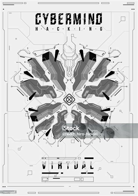 Cyberpunk Futuristisches Plakat Retro Futuristische Plakatvorlage Tech Abstract Plakatvorlage