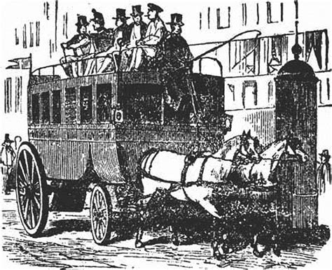 The Horse Drawn Omnibus Became Paris First Form Of Public