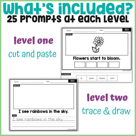 March Differentiated Writing Notebook Mrs Moes Modifications