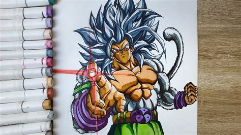 How To Draw Dragon Ball Z Goku Super Saiyan 5
