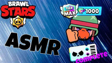 ASMR Brawl Stars Max Tier Hank And Claiming The Brawl Pass YouTube