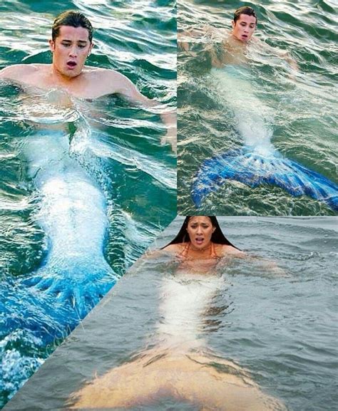 Zac And Evie As Merman Mermaid Mako Mermaids Mermaid Pictures Fin