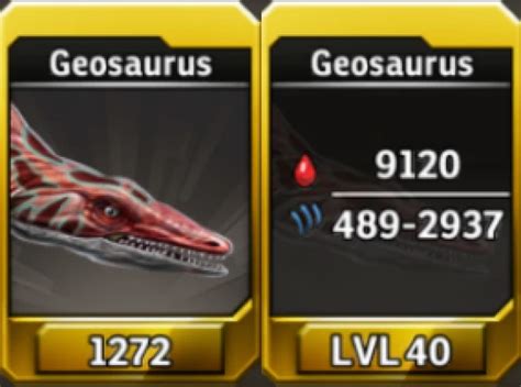 Geosaurus Jurassic Park Builder Wiki Fandom