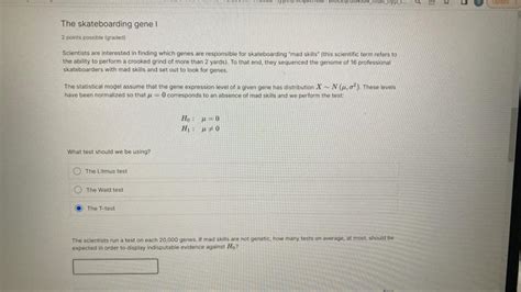 Solved The Skateboarding Genel 2 Points Possible Graded