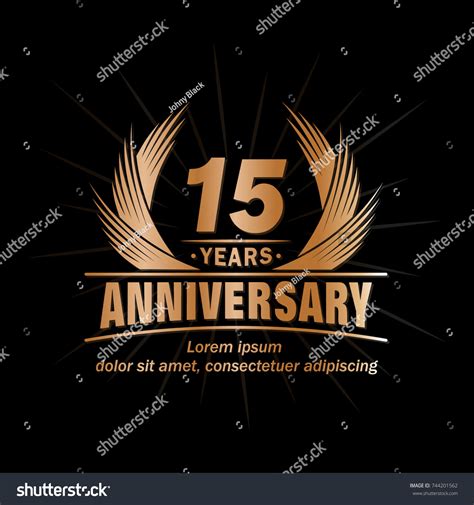15 Years Anniversary Logo