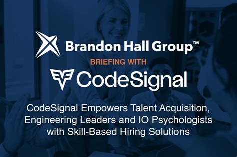 Codesignal Empowers Ta Engineering Leaders And Io Psychologists With