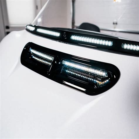 V2 Batwing Led ベントインサート Auxiliary ターンシグナル ハーレー・カスタム・ワールド Harley