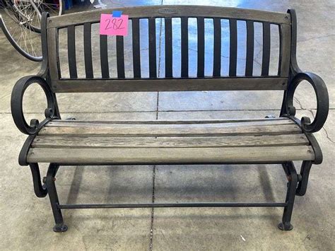 Berkeley Forge And Foundry Outdoor Glider Bench Earls Auction Company