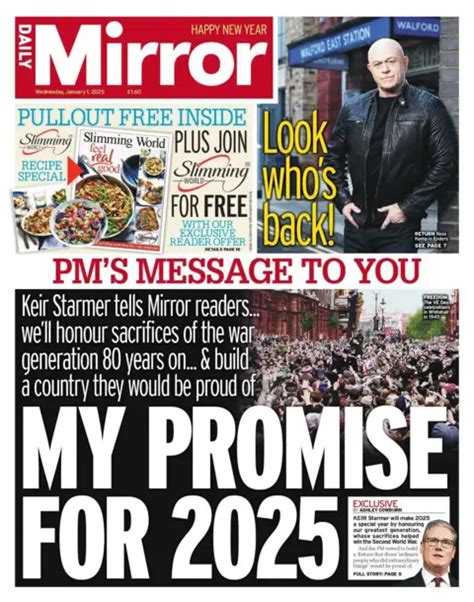 Newspaper Headlines Energy Bills To Rise Further And World Rings In 2025
