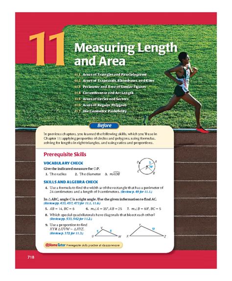 Geometry Textbook Chapter 11 12 Measuring Length 11 And Area In