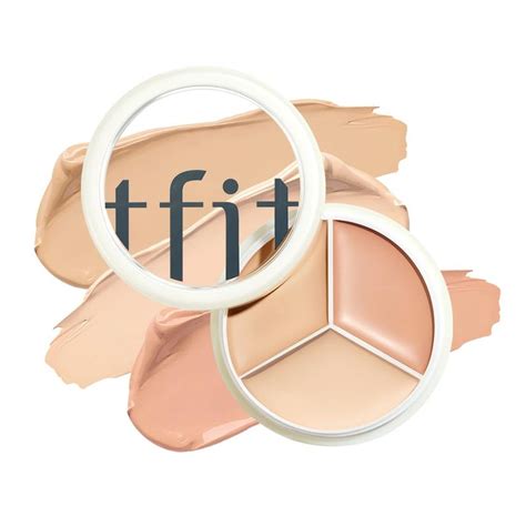 Tfit Cover Up Pro Concealer Palette 3 In 1 Full Coverage Color