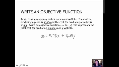121 Write An Objective Function 56 Youtube 121 Write An Objective Function 56 Youtube