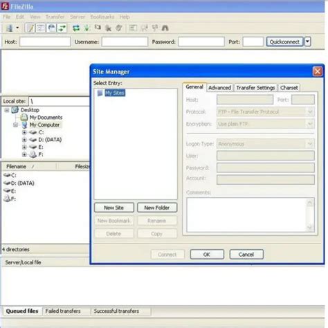 filezilla error can t find directory permission denied