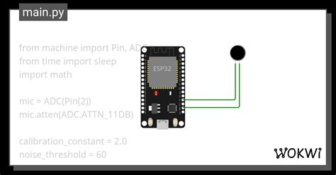 Noise Pollution Monitoring Wokwi Esp32 Stm32 Arduino Simulator