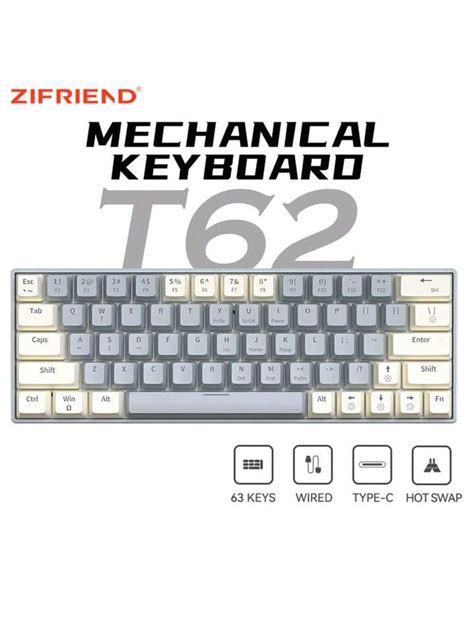 Zifriend T62 Mechanical Keyboard Price in Nepal - Gadget House Nepal