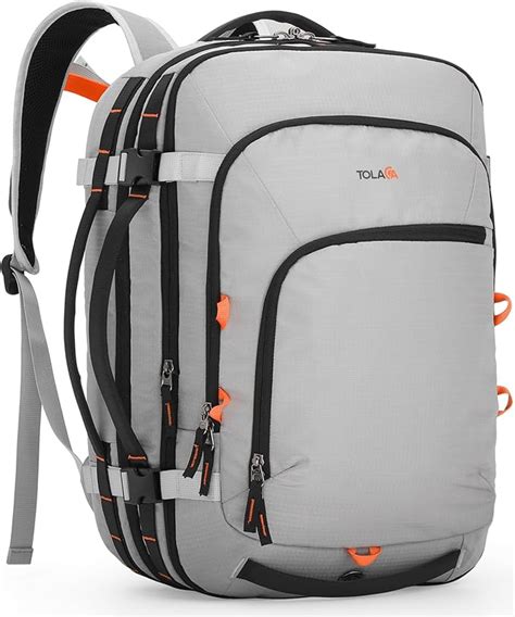 Tolaccea Travel Backpack Tsa Friendly Flight Approved
