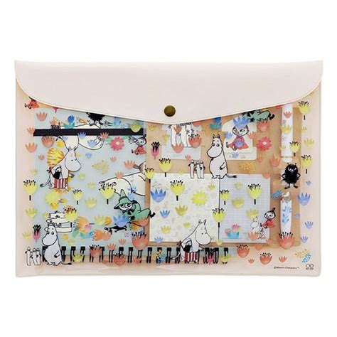 Moomin Authorized Stationery Pack Lulumi Garden Japanese Stationery Set