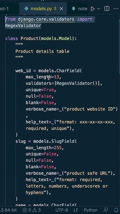 Django Shorts Custom Model Field Validator Youtube