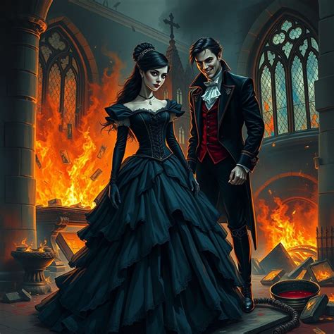 Victorian Cinderella In A Dark Gothic Romance Ai Art