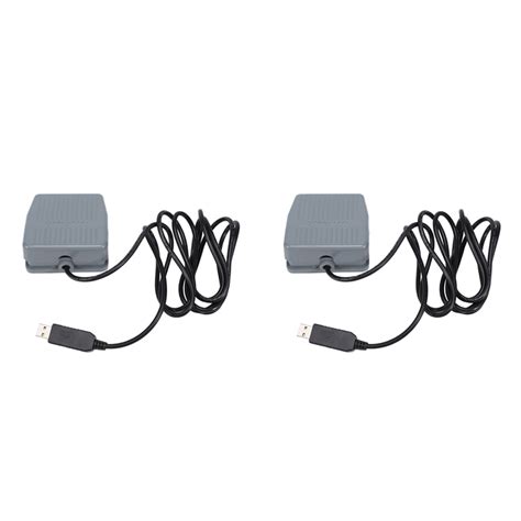 2x Usb Foot Switch Keyboard Pedal For Hid Pc Computer Usb Action Switch