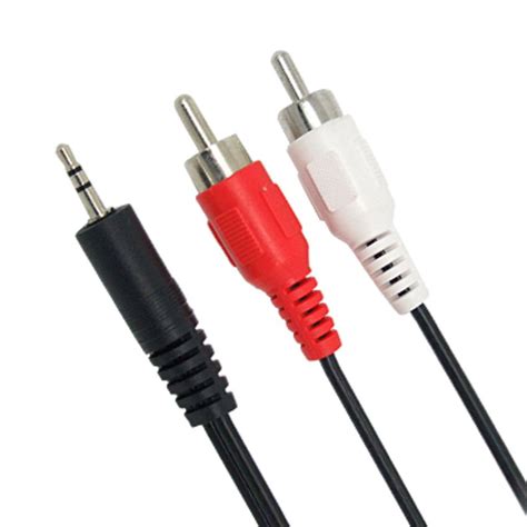 Καλώδιο 2x Rca σε Jack 3 5mm 1 5m περιφεριεακα ανω λιοσια καματερο