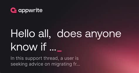 Hello All Does Anyone Know If It Is Possible To Migrate From Mocha To