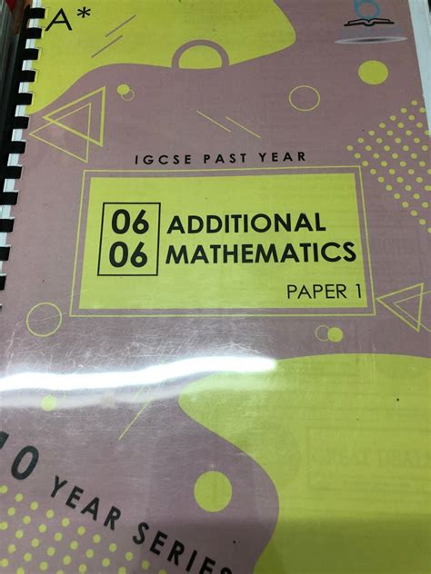igcse add maths past paper hobbies and toys books and magazines