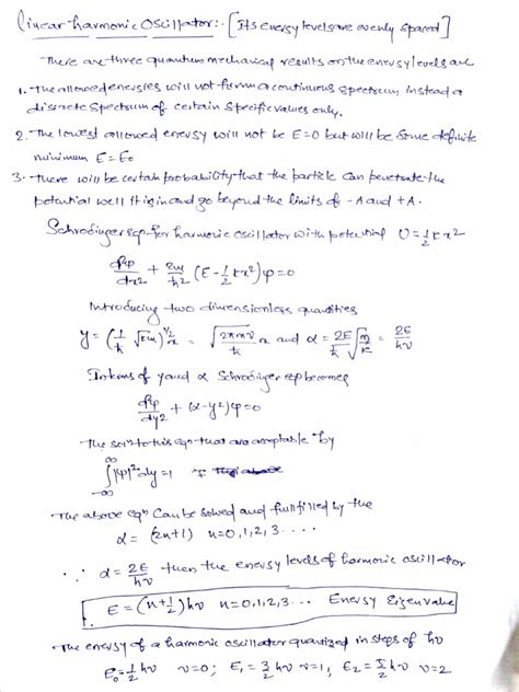 Linear Harmonic Oscillator Pdf