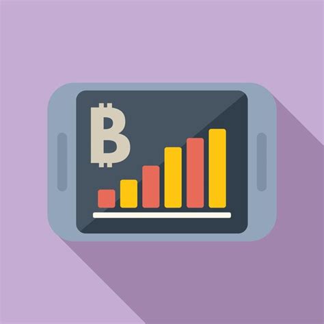 Premium Vector Digital Data Price Icon Flat Vector Graph Pay Token