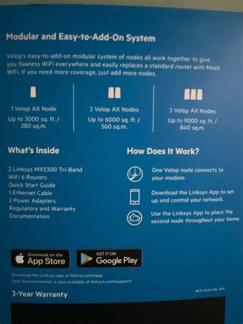 Linksys Router Ax5300 2 Nodes Computers And Tech Parts And Accessories Networking On Carousell