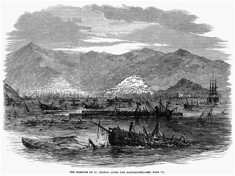 In 1867 A Magnitude 75 Earthquake Caused Tsunamis In The Usvi Danish