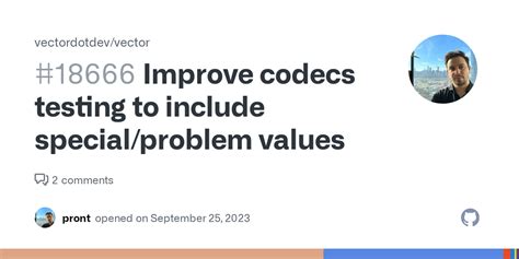 improve codecs testing to include special problem values · issue 18666