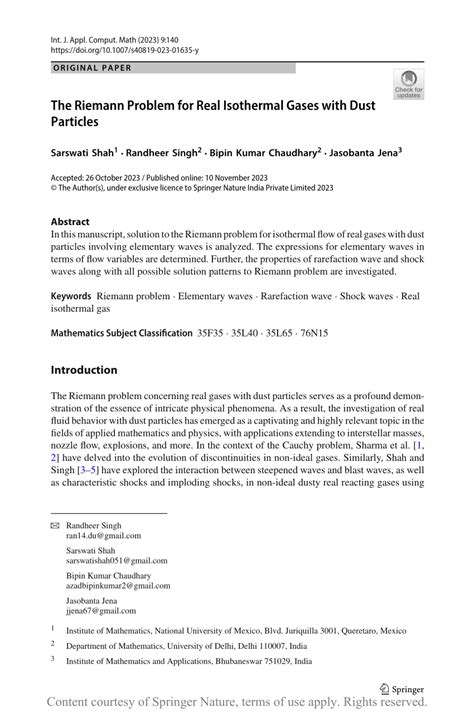 The Riemann Problem For Real Isothermal Gases With Dust Particles