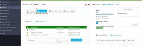 hostknox prestashop 1 5 1 6 invoices tutorial