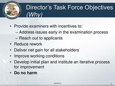 Ppt Uspto Joint Labor And Management Count System Task Force