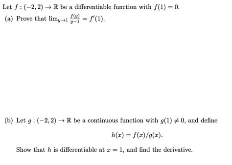 Solved Let F−22→r Be A Differentiable Function With